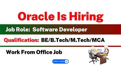 Oracle Is Hiring For Software Developer Work From Office Job New Job Updates Apply Online