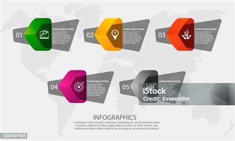 현대 3d 벡터 일러스트입니다 꽃잎 다섯 요소와 삼각형 레이블 Infographic 템플릿 아이콘 및 텍스트를 포함합니다 비즈니스 프레 젠 테이 션 워크플로 레이아웃 설계