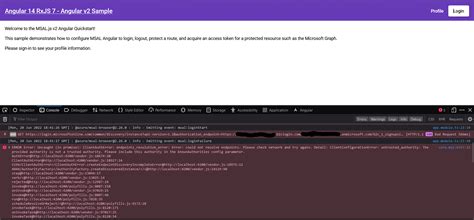 Delegate Authentication To The B2c Active Directory And Not To All Users In Angular 14 With Msal