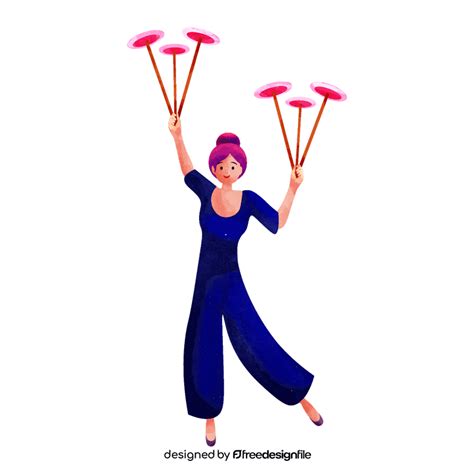 Plate Spinning Clipart Free Download