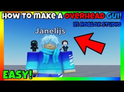 How To Make A Overhead GUI In Roblox Studio YouTube