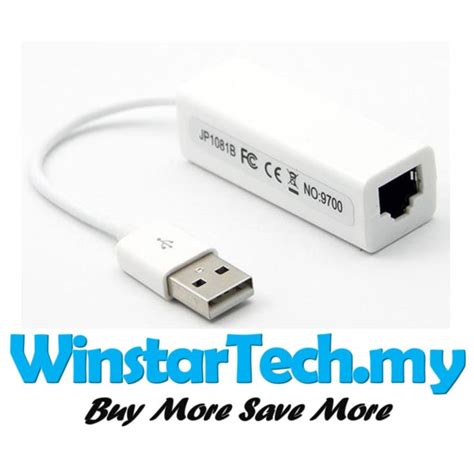Usb To Rj Lan Mbps Network Ethernet Adapter Converter Card For Pc Cpu Lazada