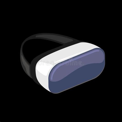 Vr Glasses Virtual Headset Icon And Sign Isolated Flat Illustration Of Vr Glasses And Vr