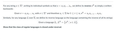 Solved For Any String S∈Σ∗ Writing Its Individual Symbols