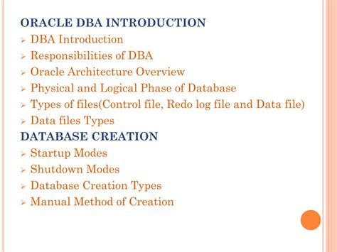 Ppt Oracle 12c Dba Online Training Oracle 11g Dba Online Tutorial