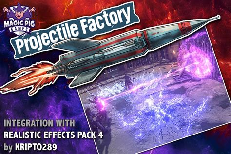 Projectile Factory For Realistic Effects Pack 4 By Kripto289 Spells Unity Asset Store