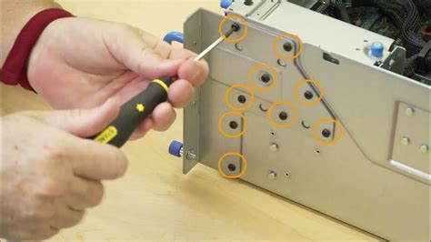 Thinksystem Sr950 V3 Removing An Eia Flange Youtube