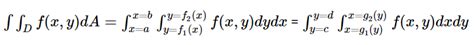 Double Integral Definition Properties Formula And Examples