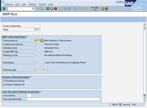 Mrp Processing Keys Explained Sap Community