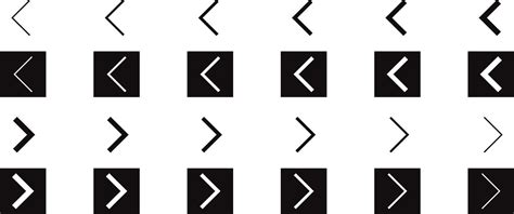 Set Of Previous Arrow And Next Arrow Web Page Change Arrow Vector Art At Vecteezy