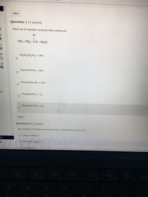 solved which set of reactants would give this compound
