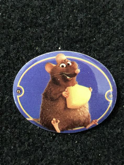 Pin Disney Ratatouille Film Rat Brother Emile Eating Cheese Ebay