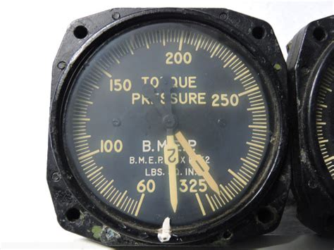 Torque Pressure Bmep Indicators Dual Engines 1and2 3and4 C 121 Lockhe