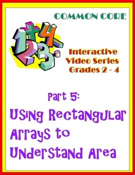 Using Rectangular Arrays To Understand Area By Dr Carla Springer