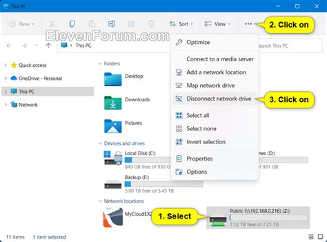Disconnect Mapped Network Drive In Windows 11 Windows 11 Forum