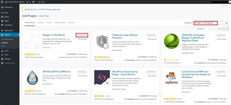 blogger to wordpress redirection using plugin webhostingpeople