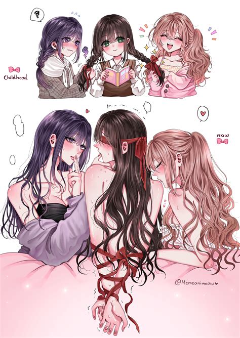 Memeanimeow Choi Yeowoon Gil Somyung Seo Namsoo Like Mother Like Daughter Absurdres