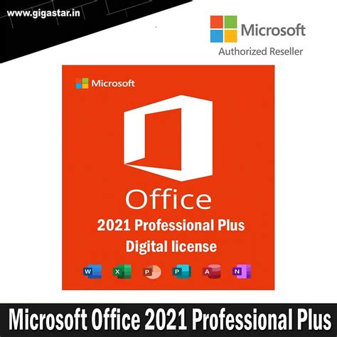 Microsoft Office 2021 Professional Plus Genuine Digital License Key Gigastar