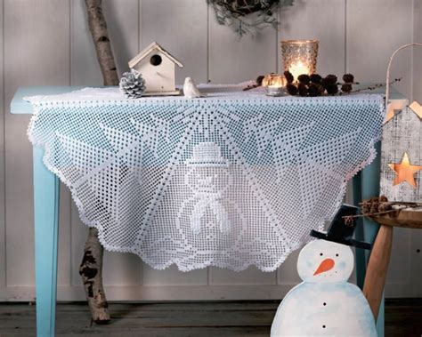 Вяжем уютно интерьерое Скатерть Скатерти Вязание для дома