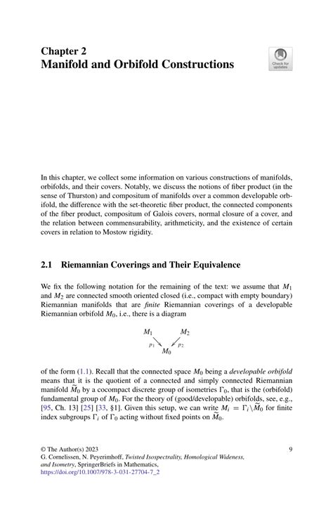 Pdf Manifold And Orbifold Constructions