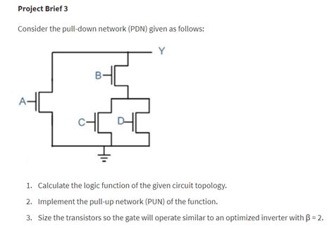 solved project brief 3consider the pull down network pdn
