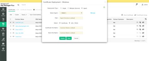 Deploy Ssl Certificates To Target Servers
