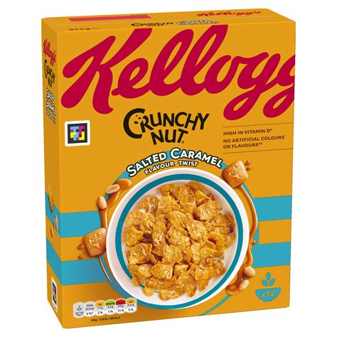 Kelloggs Crunchy Nut Salted Caramel Flavour Twist Kelloggs