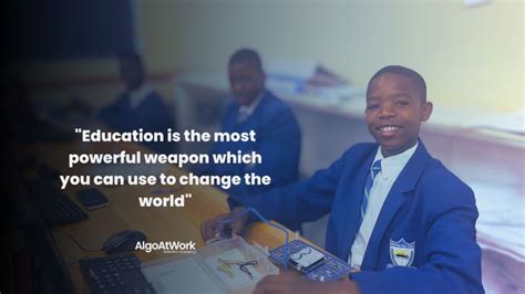 Algoatwork On Linkedin Nelsonmandela Education Robotics Mandeladay2023