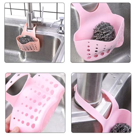 Silicone Sink Faucet Hanger Bekas Letak Span Cuci Pinggan Sangkut Sinki
