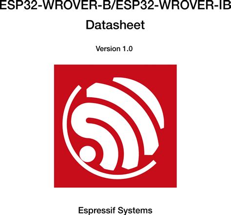 Espressif Systems Esp32wroverb Wi Fi And Bluetooth Module User Manual