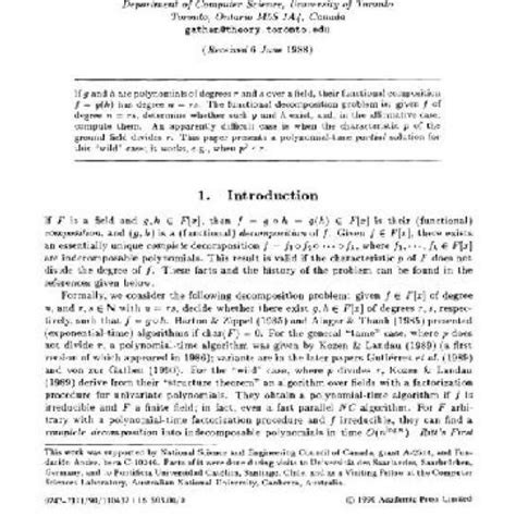 خرید و قیمت دانلود کتاب Decomposition Of Polynomials Wild Case ترب