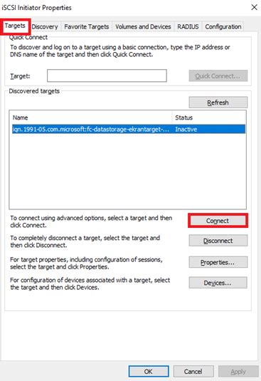 stage 1 creating and configuring iscsi virtual disks