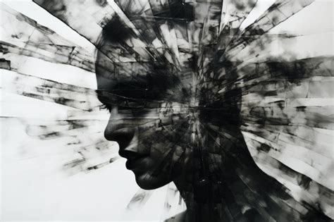 Premium Photo Schizophrenia And Schizophrenic Delusions Black White