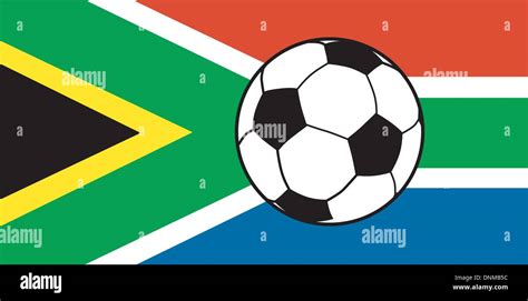 Illustration Of An Icon Showing Flag Of Republic Of South Africa With