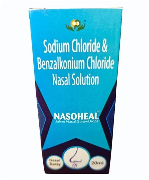 Sodium Chloride Benzalkonium Chloride Nasal Solution 20ml At ₹ 85 8 Piece In Silchar