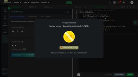 Dinesh J On Linkedin Gfg160 Geekstreak2024 Gfg160 Codingchallenge