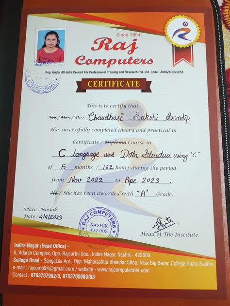 Data Structure Sakshi Chaudhari