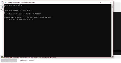 C Program To Find The Sum Of The Series 1 X 2 X 2 3 X 3 4 X 4 5 C