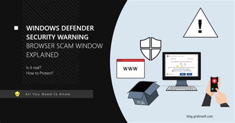 Windows Defender Security Warning Scam Explained Gridinsoft Blog