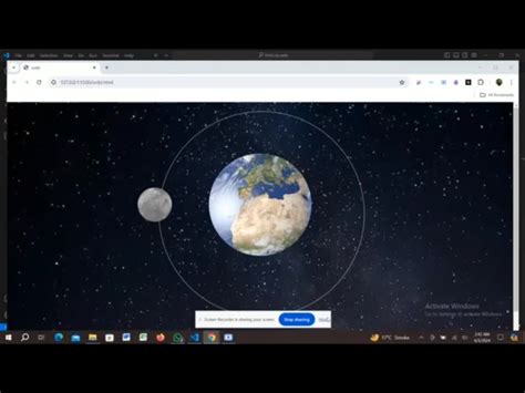 Bilal Khan On Linkedin Simple Planet Animation Html And Css Moon