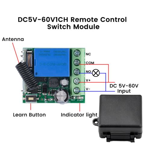 433mhz 무선 원격 조종 스위치 Dc5v9v12v2v460v 단일 채널 출근 출입문 수신 모듈 계전기 스마트 카드 시스템