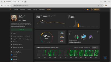 Ajay Razz On Linkedin Leetcode Problemsolving Codingjourney Growthmindset Techcareer