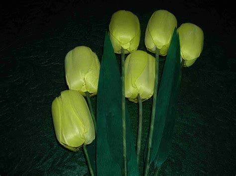 Wood Tulips By Touched Forever Flowers