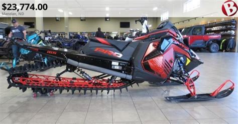 2025 Polaris Boost Pro Rmk 165 Premium Matte Marmalade Orange Mandan Nd