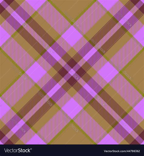 Tartan Fabric Pattern Check Background Textile Vector Image