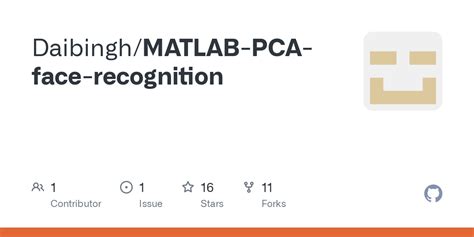 Github Daibingh Matlab Pca Face Recognition