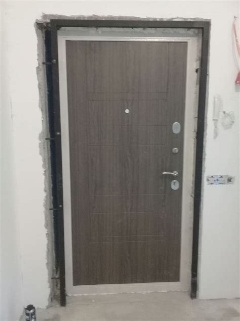 Замена полотна двери входной