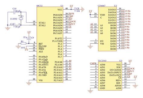 MCU And Its Peripheral Hardware Circuit Download Scientific Diagram