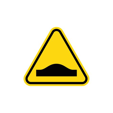 Caution Speed Ramps Ahead Warning Signs Speed Bumps Ahead Warning Sign 35671742 Vector Art At