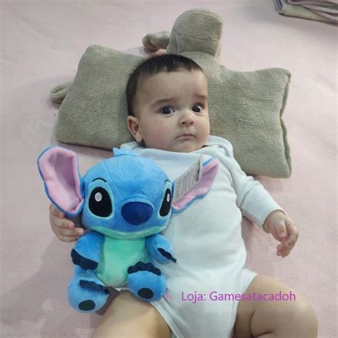 Lilo Stitch E Angel 20cm Importado Urso De Pelúcia Ursinho Ursinhos